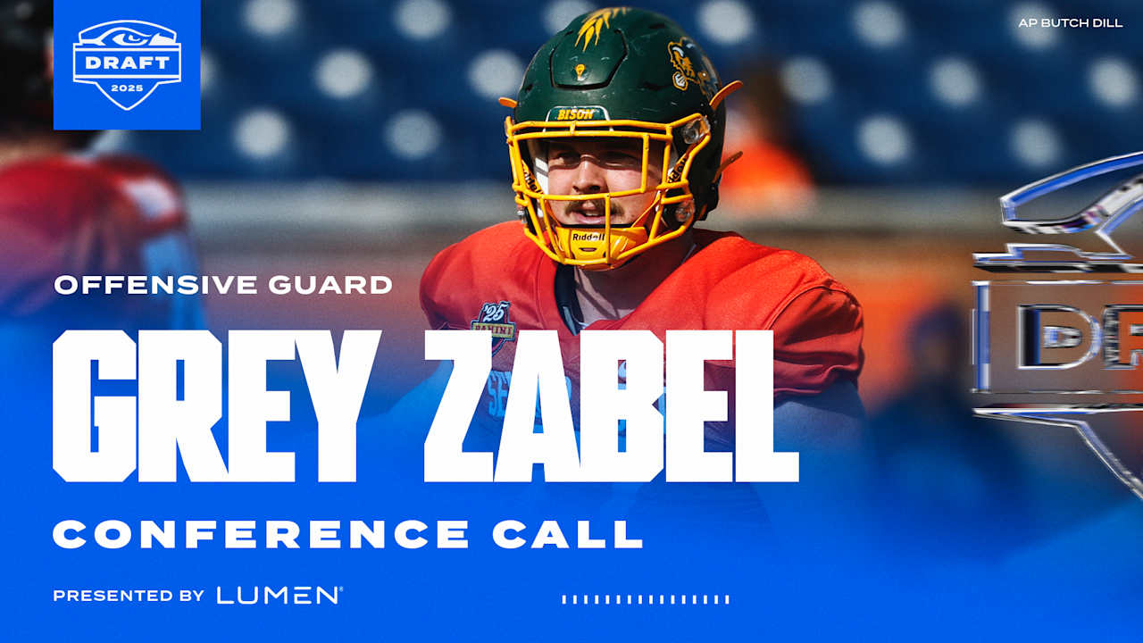 Grey Zabel: "I'm Super Excited To Get To Work" - Seahawks Draft ...