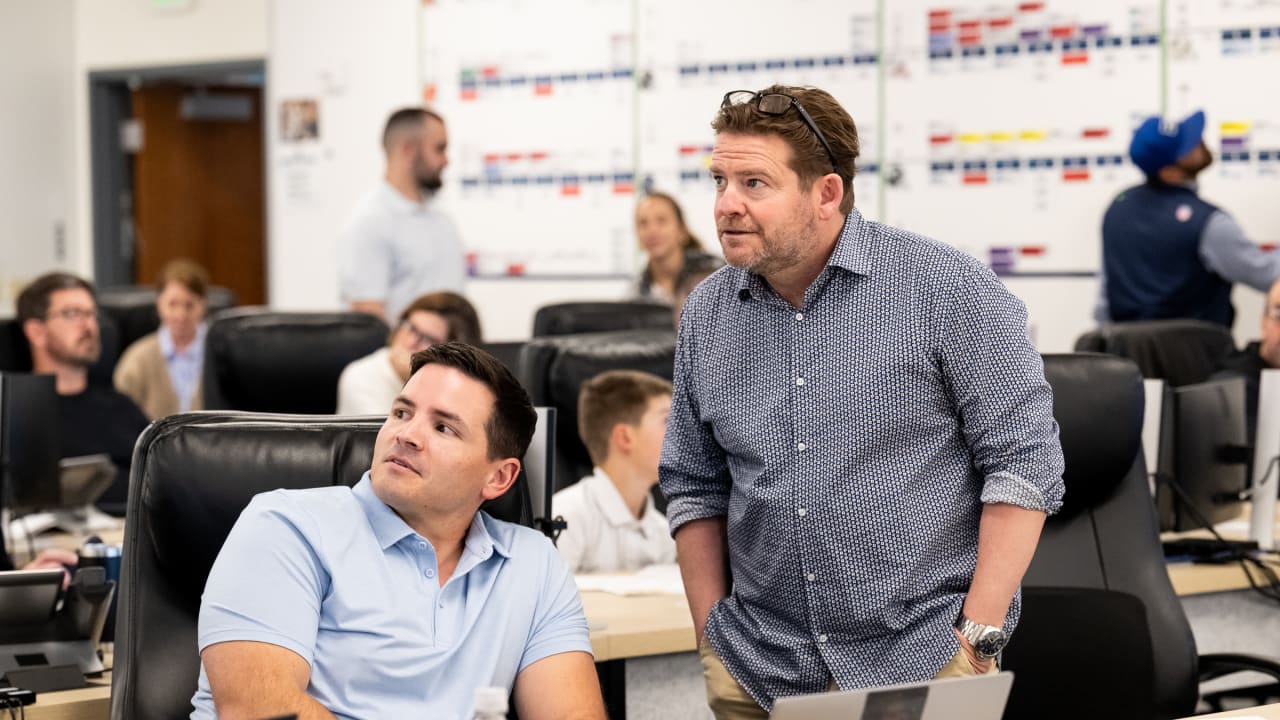 PHOTOS: Inside The Seahawks Draft Room On Day 2 Of The 2024 NFL Draft