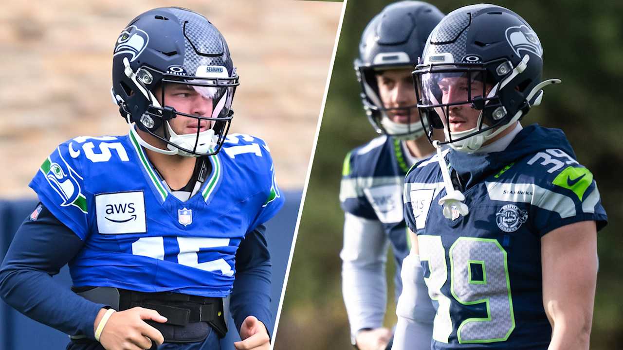 Seahawks Elevate QB Jaren Hall & S Ty Okada From Practice Squad