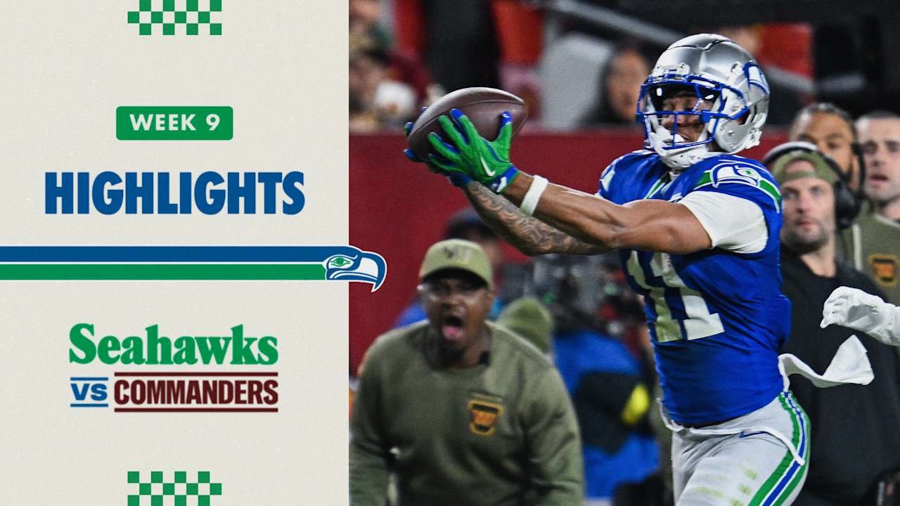 2025 Week 9 Seahawks at Commanders Full Highlights