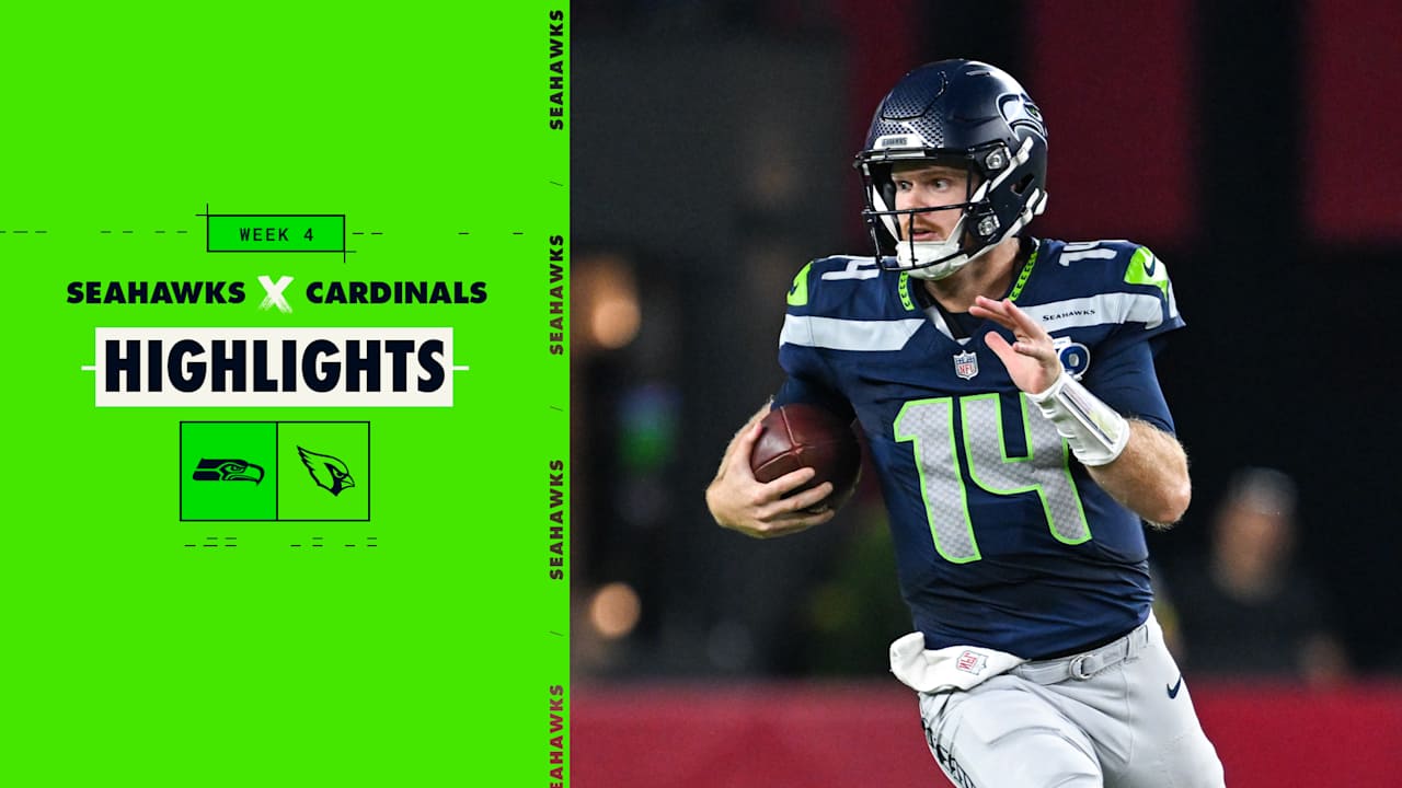 Sam Darnold Mashes His Accelerator On 24-Yard Run Highlight - 2025 Week 4 Seahawks at Cardinals