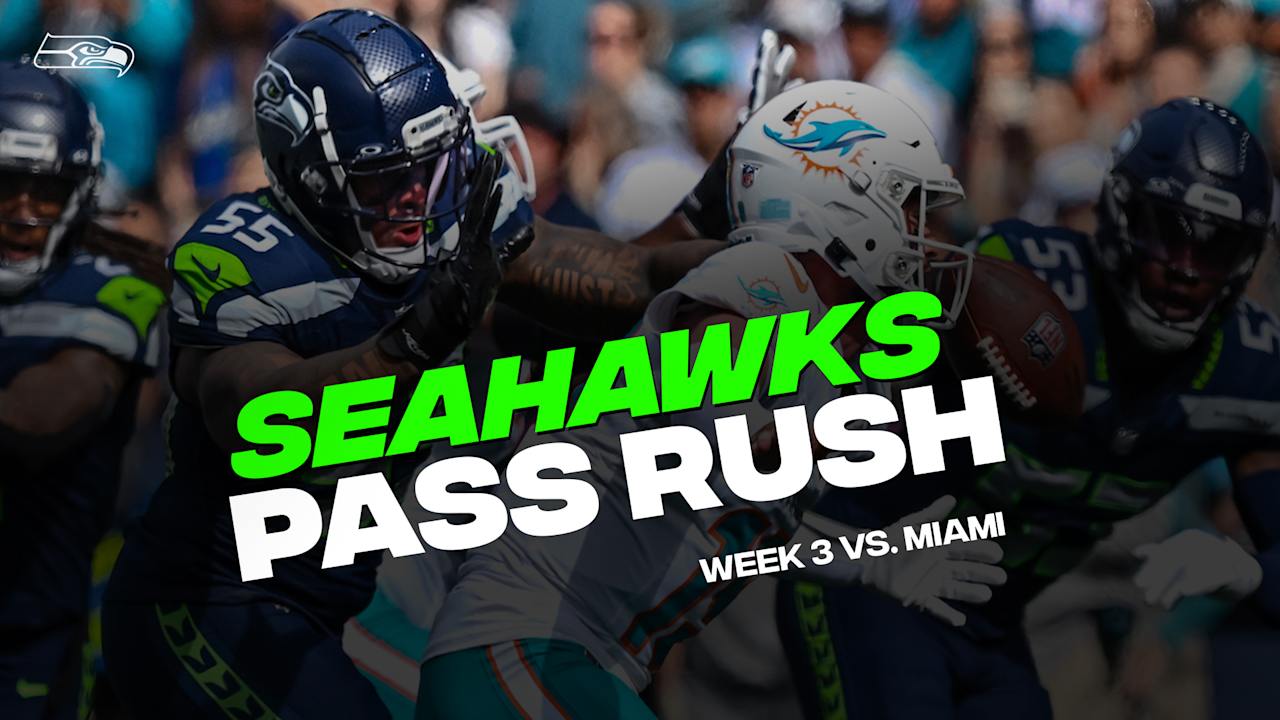 Seahawks Pass Rush Dominates In Week 3 vs. The Miami Dolphins