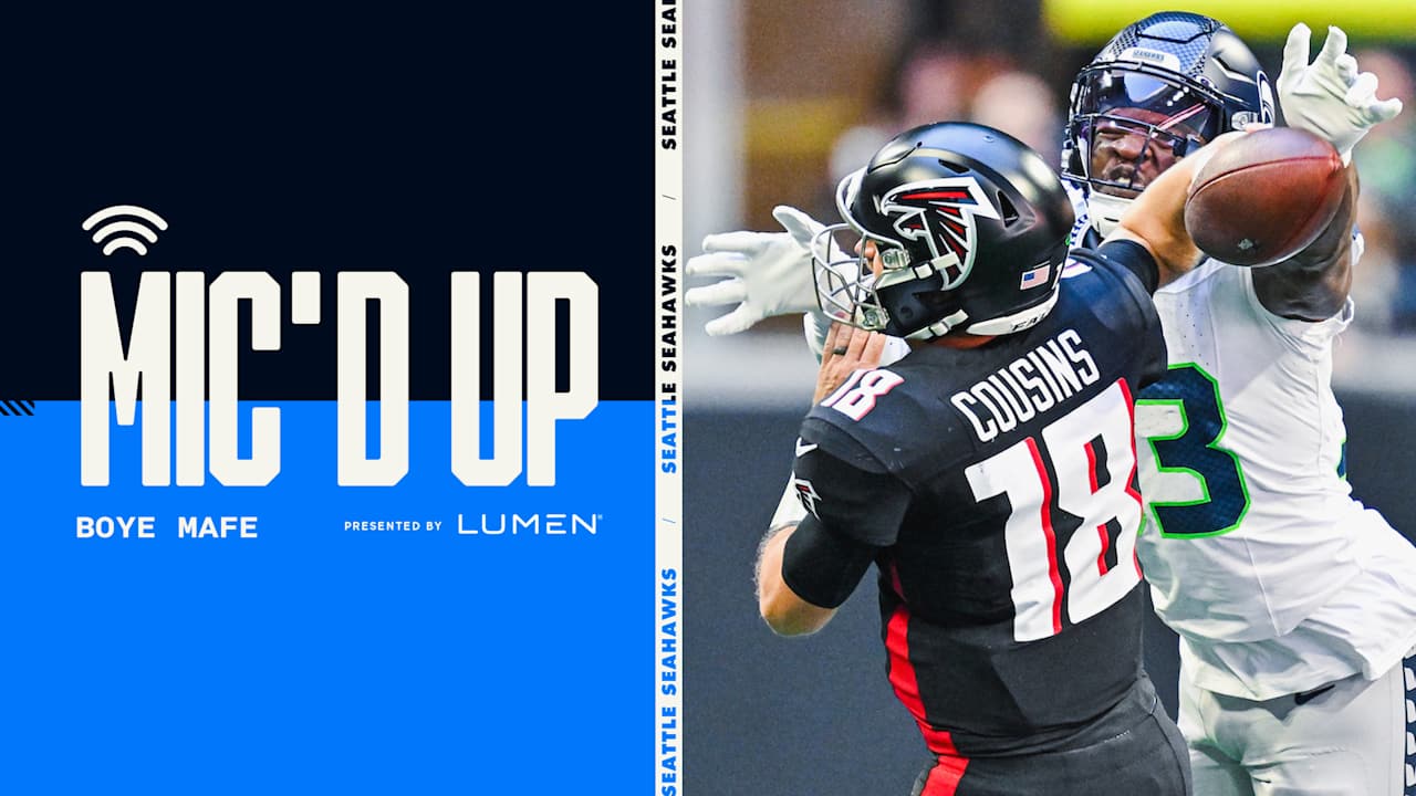 Boye Mafe Mic'd Up: "We're Gonna Cook" | 2024 Week 7 at Falcons