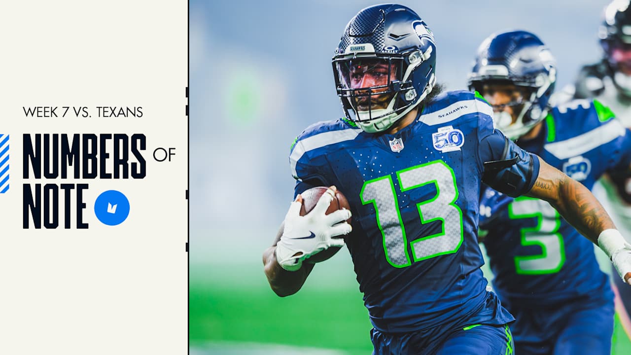 12 Numbers Of Note From The Seahawks’ Week 7 Over Houston