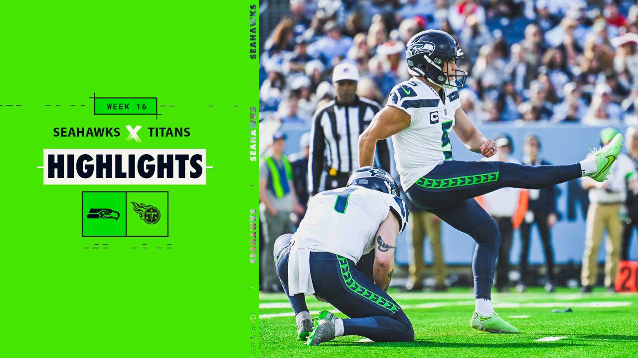 Jason Myers' 28-Yard FG Gets Seahawks On Board vs. Titans