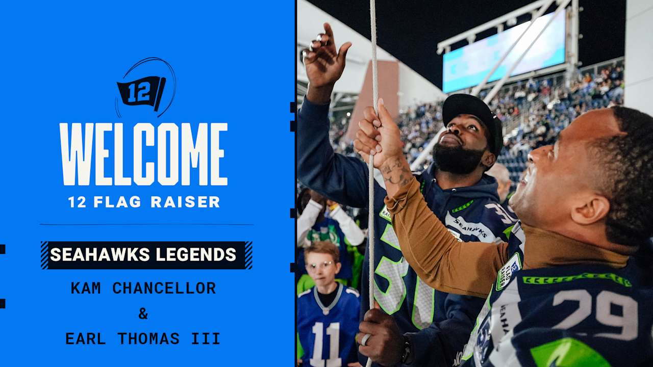PHOTOS: Seahawks Legends Kam Chancellor and Earl Thomas III Raise The ...