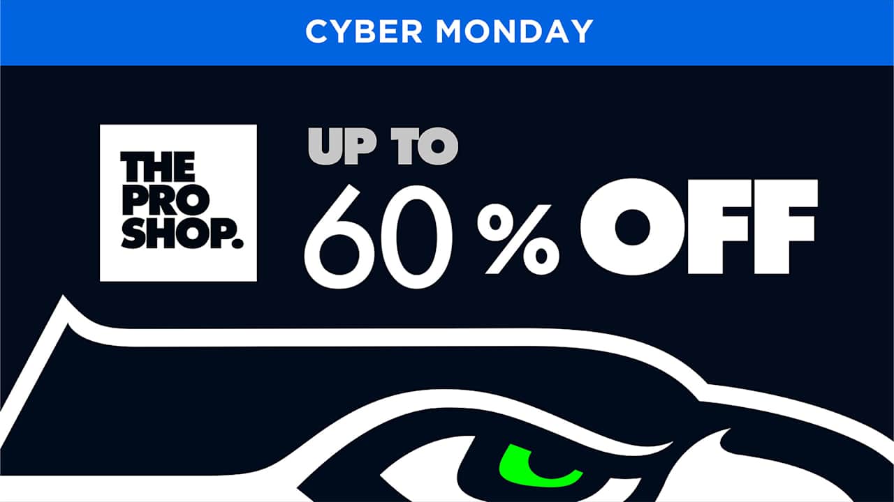 CYBER MONDAY - Save Up To 60% Off Seahawks Gear At The Pro Shop