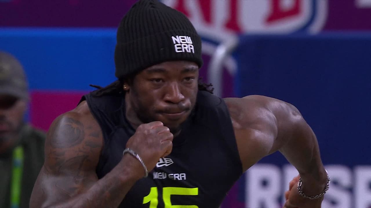 Oklahoma State Linebacker Nick Martin 40-Yard Dash - 2025 NFL Combine