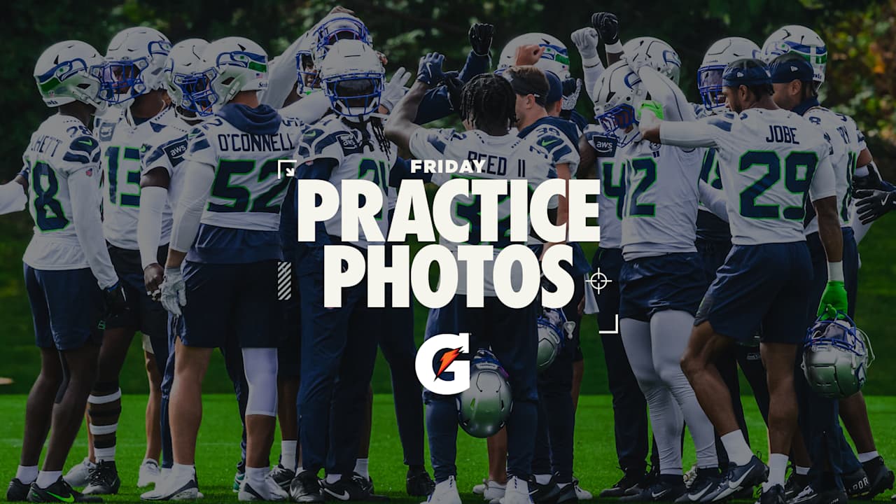 PHOTOS: Seahawks Lock In For Practice On Friday Afternoon