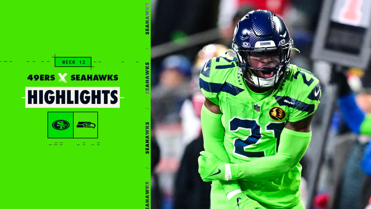 2023 Week 12 Seahawks vs. 49ers Devon Witherspoon Drops Deebo Samuel For 5-Yard Loss Highlight