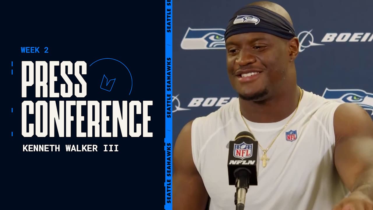 Kenneth Walker III Postgame Press Conference - 2025 Week 2 at Steelers