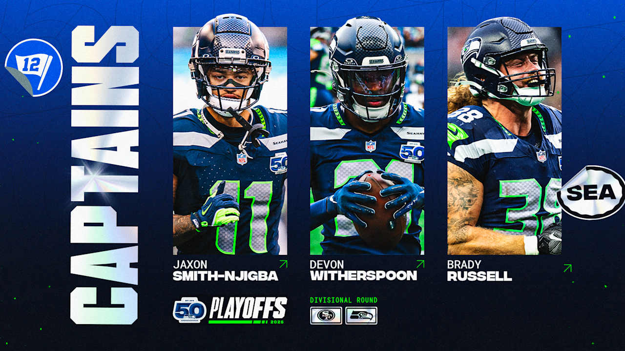Seahawks Announce Divisional Round Captains vs. The 49ers
