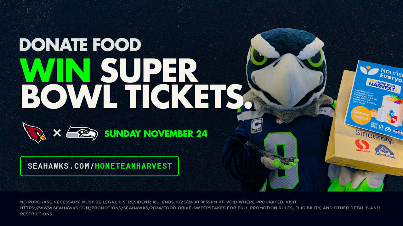 Seattle Seahawks to Host Food Drive at November 24 Game to Benefit Home ...
