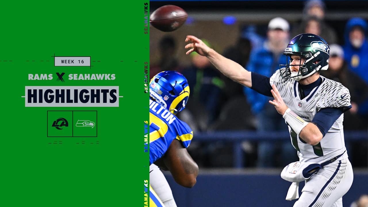 Sam Darnold's Best Plays From 2-TD Game - 2025 Week 16 Seahawks vs. Rams