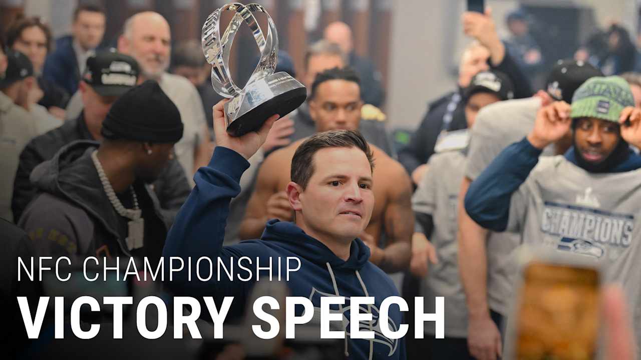 Head Coach Mike Macdonald's Victory Speech Following The NFC ...
