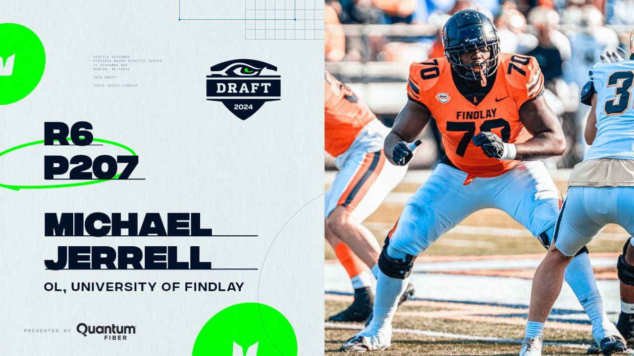 2024 NFL Draft: T Michael Jerrell, Findlay, Round 6, Pick No. 207
