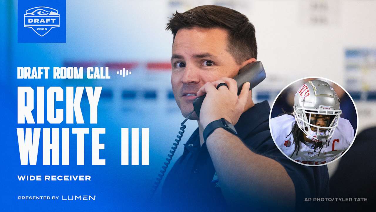 Ricky White III Gets The Draft Call | 2025 NFL Draft