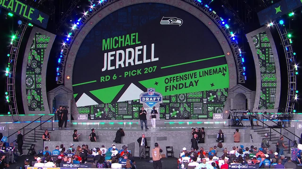 Seahawks Select OT Mike Jerrell With No. 207 Pick In 2024 NFL Draft