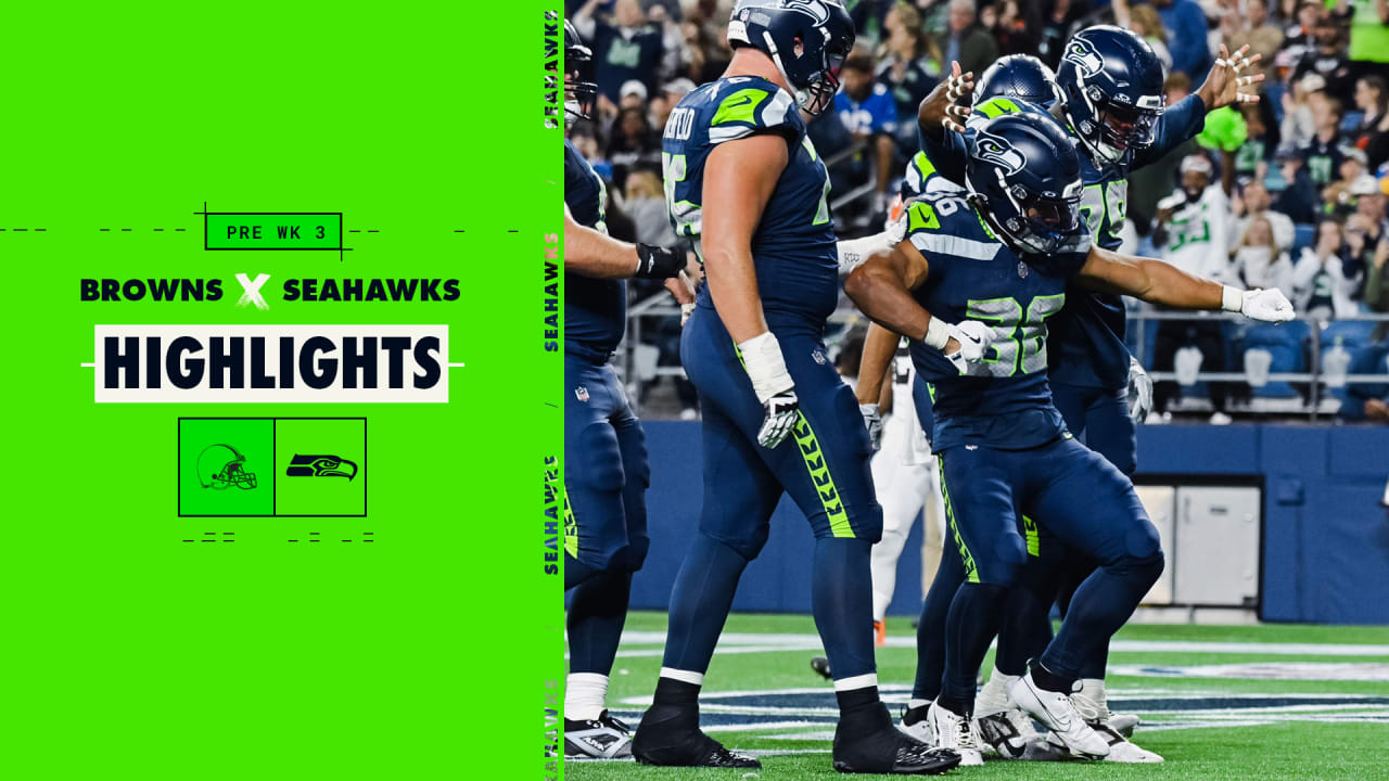 2024 Preseason Week 3 Seahawks vs Browns Game Highlights