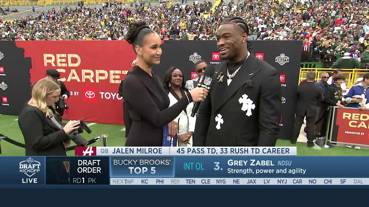 Jalen Milroe: 'I Have A Bigger Purpose' | 2025 NFL Draft Red Carpet