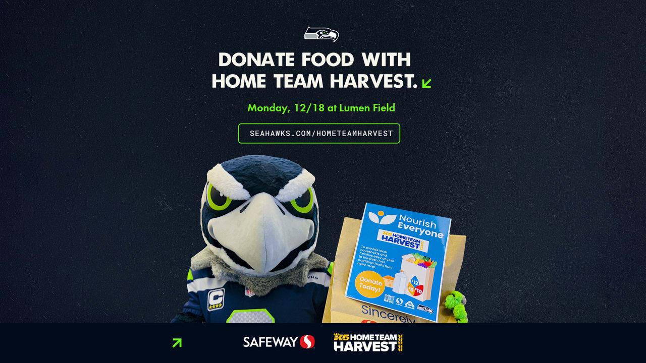 Seattle Seahawks to Host Food Drive at December 18 Game to Benefit Home ...
