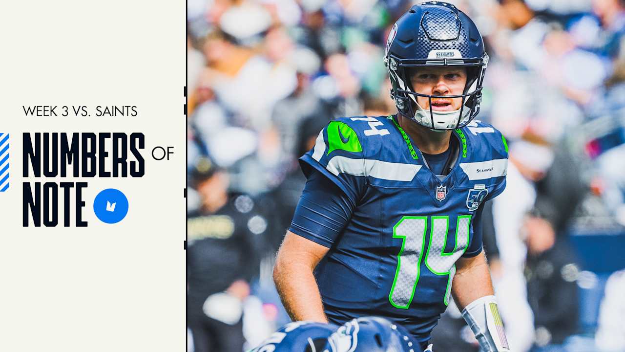 12 Numbers Of Note From The Seahawks Week 3 Victory Over The Saints
