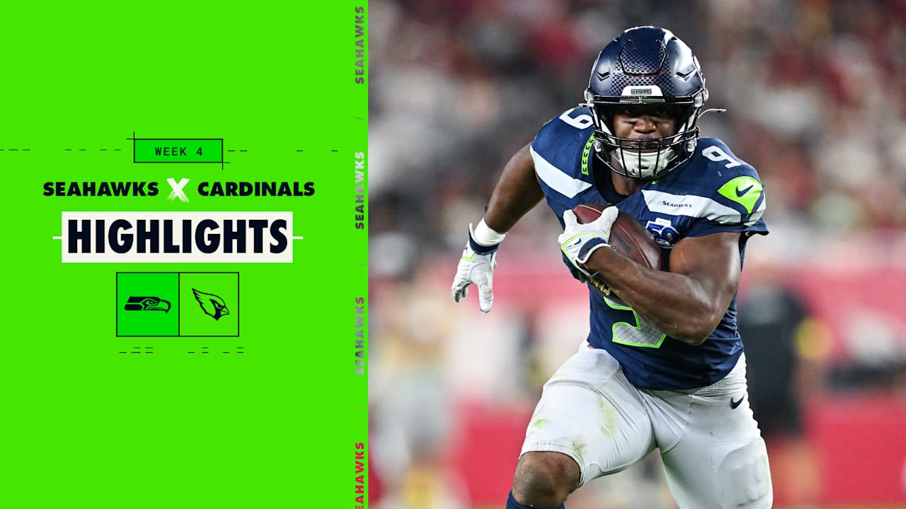Kenneth Walker III Best Highlights - 2025 Week 4 Seahawks at Cardinals