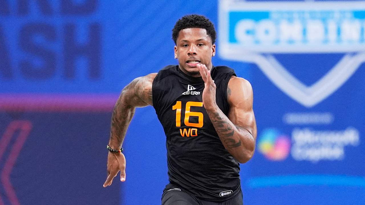 PHOTOS: Best Of The Wide Receiver Workouts At The 2025 NFL Scouting Combine