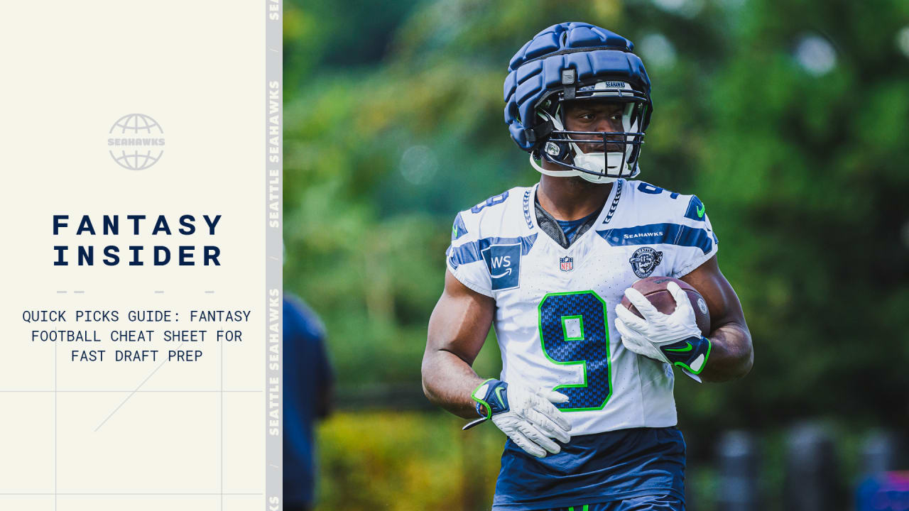 Quick Picks Guide: Fantasy Football Cheat Sheet For Fast Draft Prep