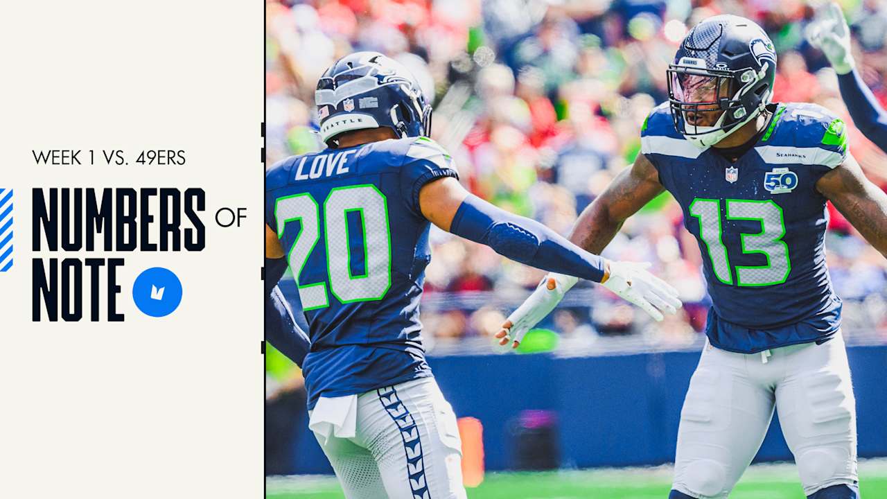 12 Numbers Of Note From The Seahawks’ Week 1 Loss To The 49ers