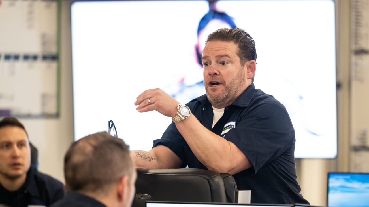 PHOTOS: Inside The Seahawks Draft Room On Day 3 Of The 2024 NFL Draft