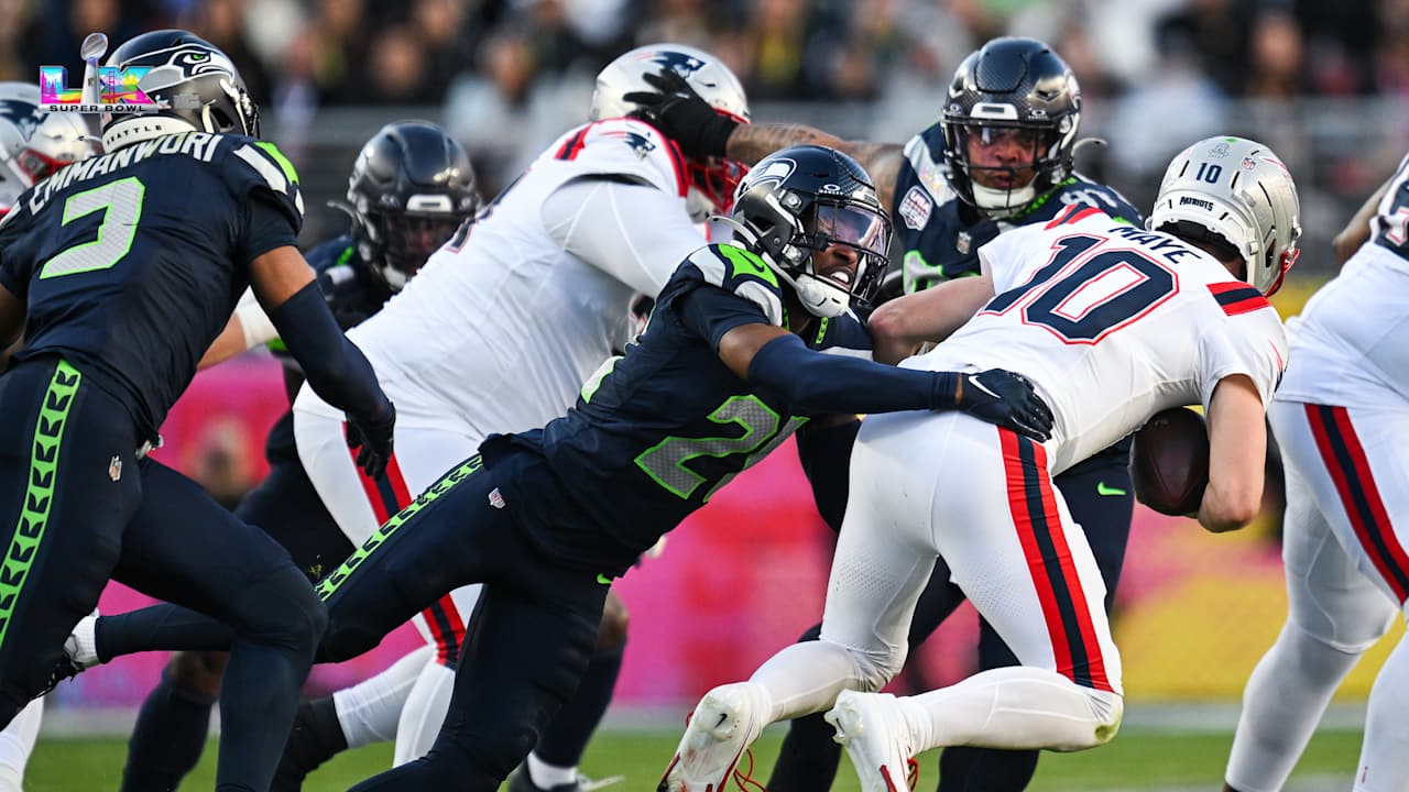 Mic'd Up: Seahawks React To Devon Witherspoon's Sack On Drake Maye In ...