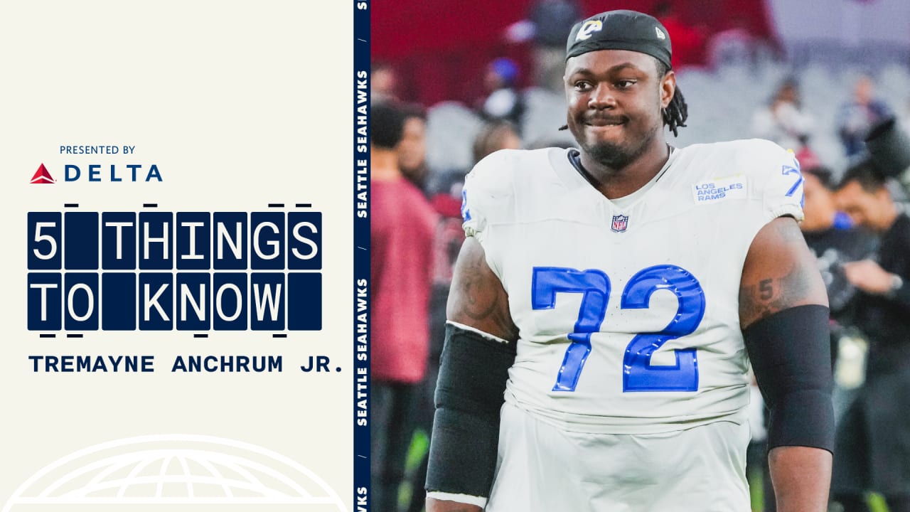 5 Things To Know About Seahawks Guard Tremayne Anchrum Jr.