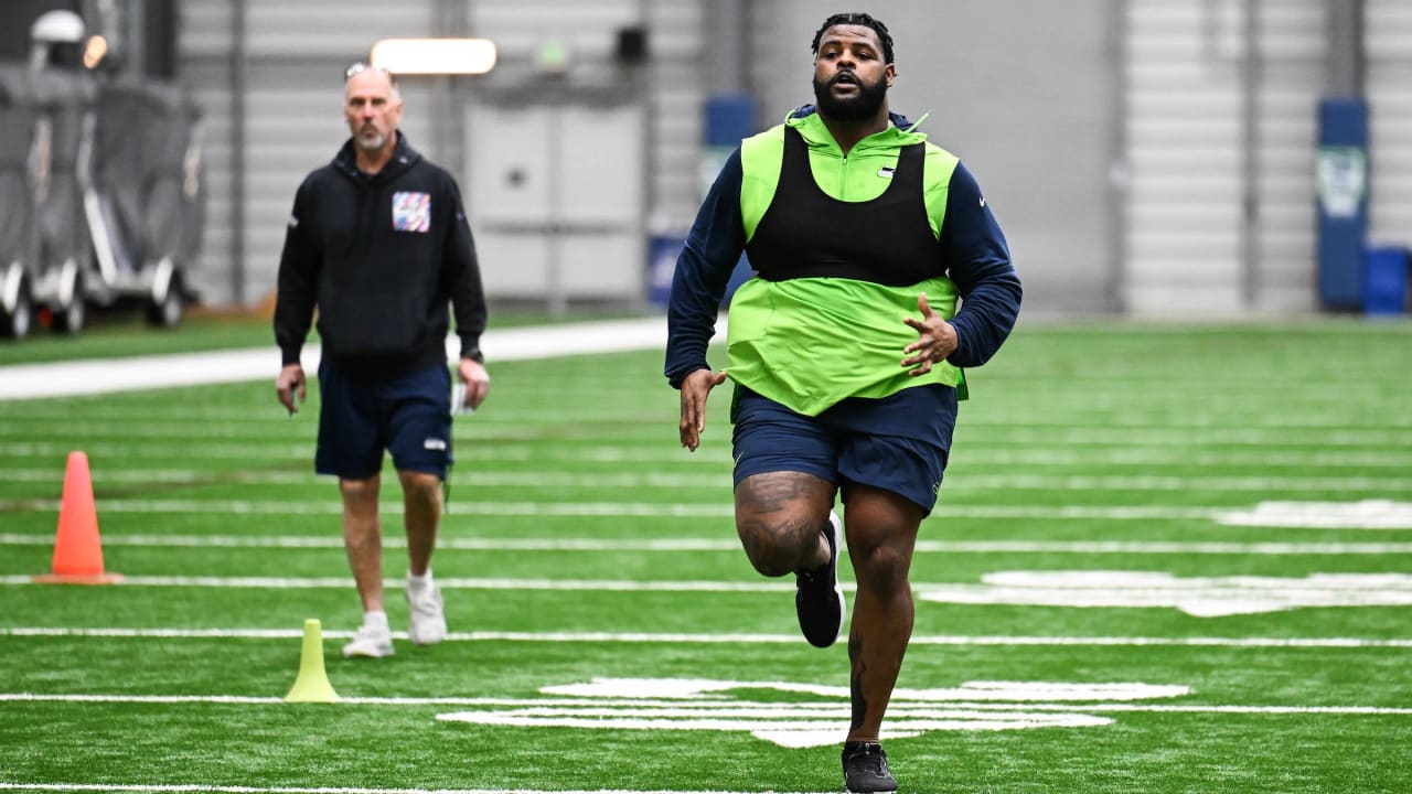 PHOTOS: First Look At Seahawks' New Players At Offseason Workouts