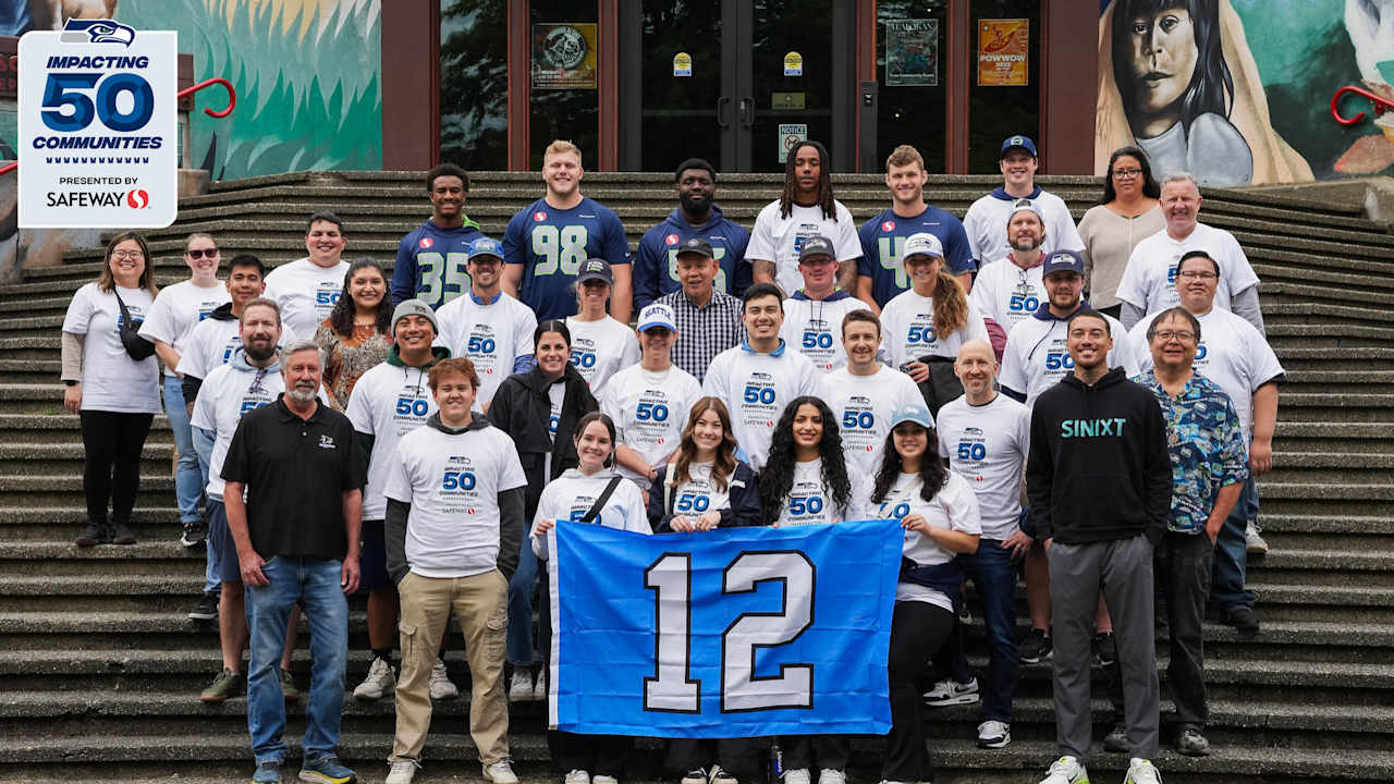 PHOTOS: Seahawks Staff Members Volunteer At The United Indians Of All ...