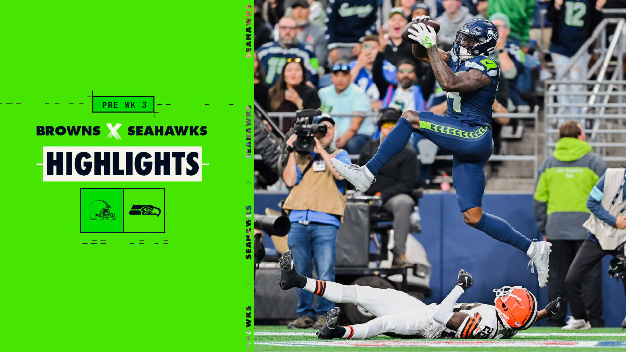 2024 Preseason Week 3 Seahawks vs. Browns Full Highlights