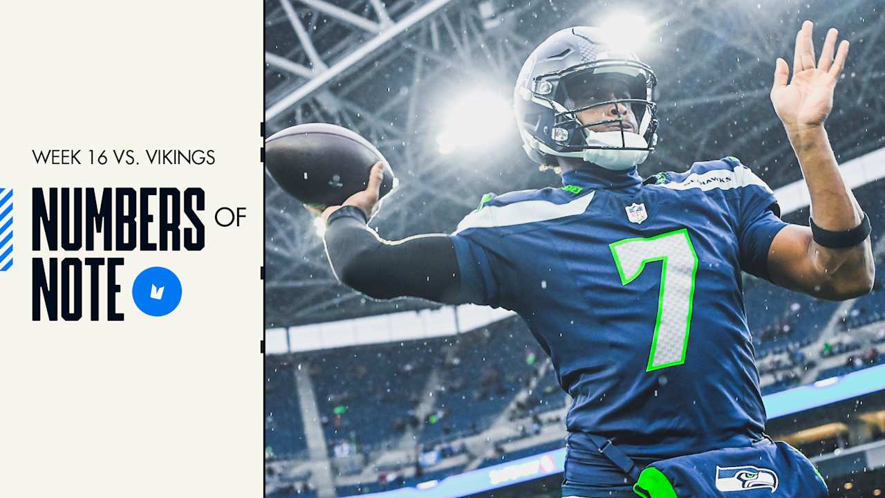 12 Numbers Of Note From The Seahawks’ Week 16 Loss To Minnesota