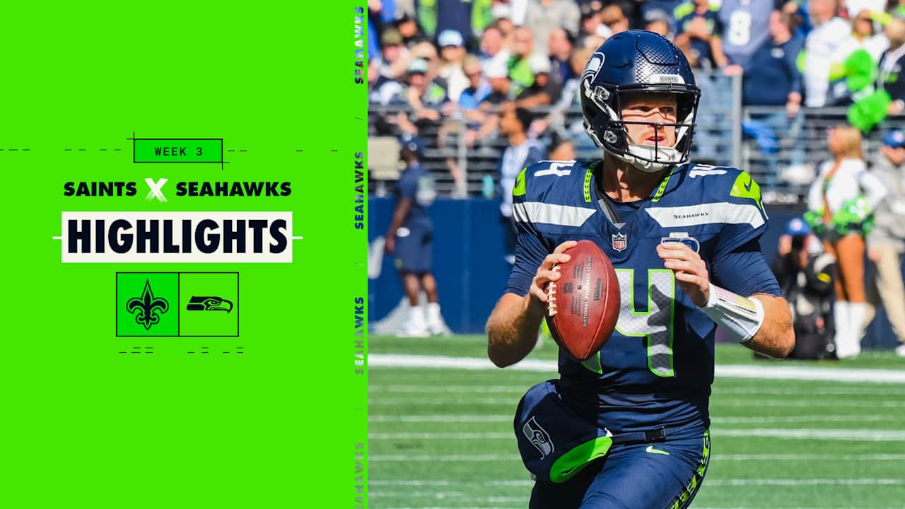 Sam Darnold's Best Throws From 2-TD Game Against The Saints - 2025 Week 3 Seahawks vs. Saints