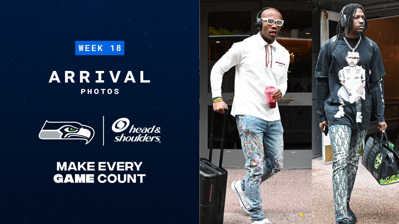 PHOTOS: Seahawks Staff and Players Depart The Team Hotel And Arrive At ...