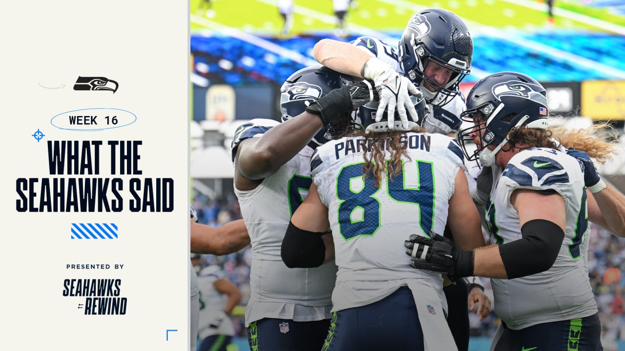 What The Seahawks Said - 2023 Week 16: Seahawks at Titans