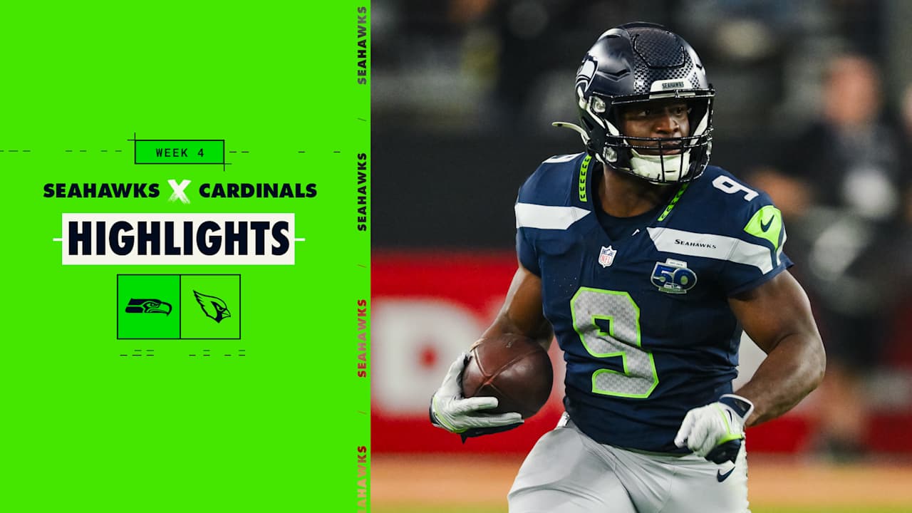 Kenneth Walker III's Cutback Sparks 21-Yard Run Highlight - 2025 Week 4 Seahawks at Cardinals