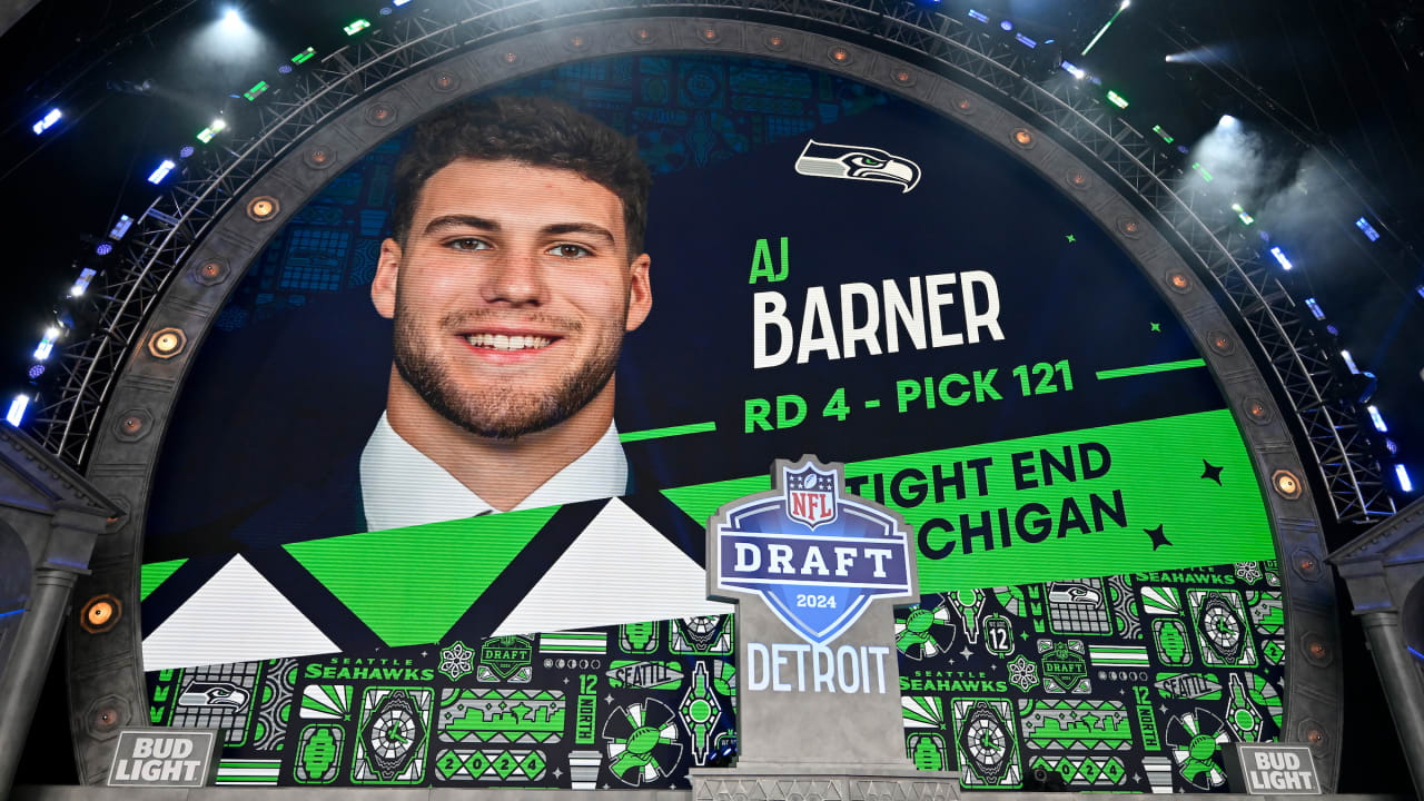 Seahawks Select AJ Barner With No. 121 Pick in 2024 NFL Draft