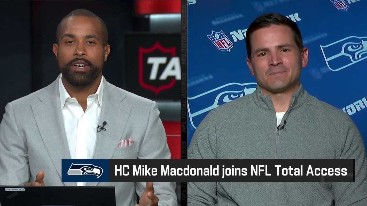 Seahawks HC Mike Macdonald Joins 'NFL Total Access' Five Days After ...
