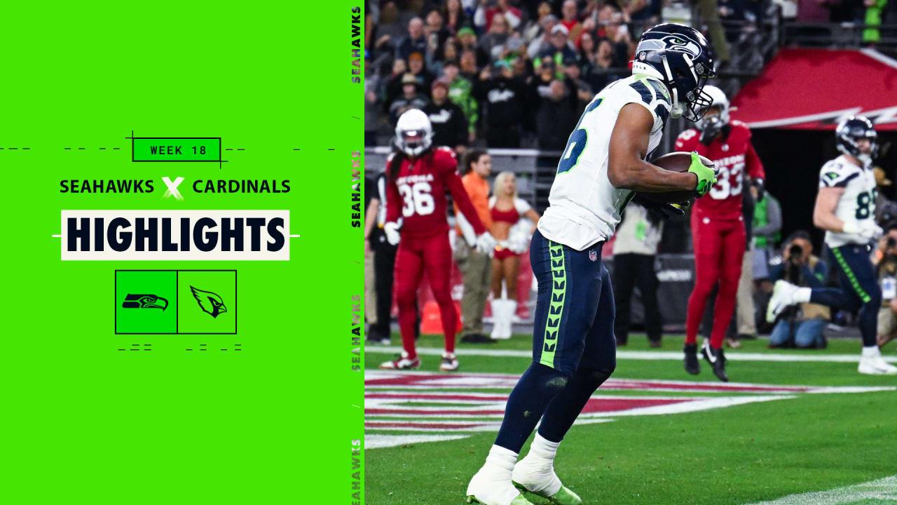 2023 Week 18 Seahawks at Cardinals Geno Smith Throws Two-Point-Conversion Pass To Tyler Lockett ...