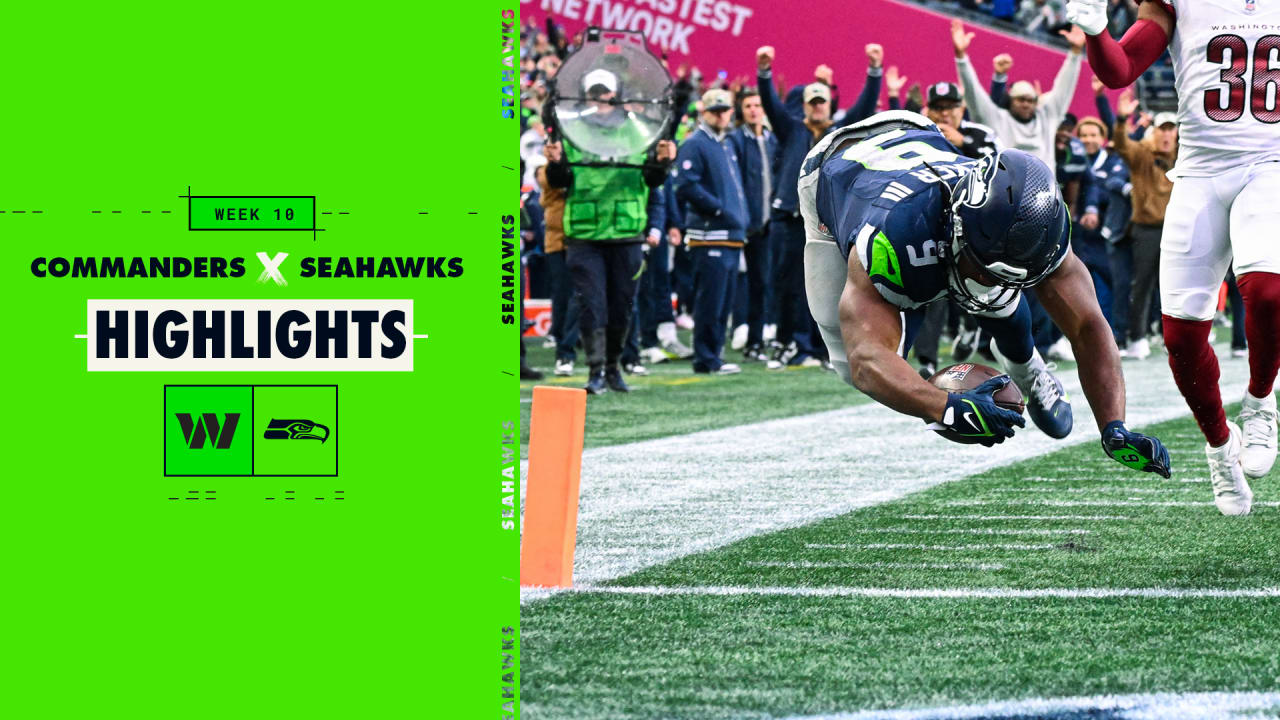 2023 Week 10 Seahawks vs. Commanders Full Highlights