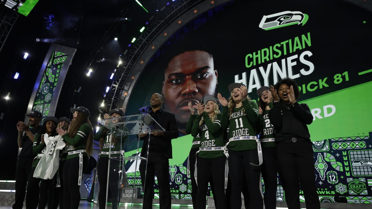 Seahawks Select G Christian Haynes With 81st Overall Pick In 2024 NFL Draft
