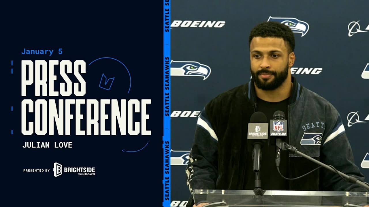 Julian Love Postgame Press Conference - 2024 Week 18