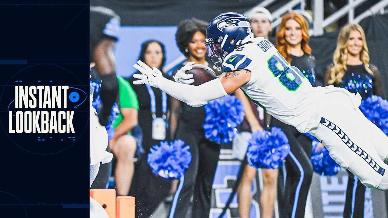 Instant Lookback: Rookie AJ Barner Gets His First NFL Touchdown
