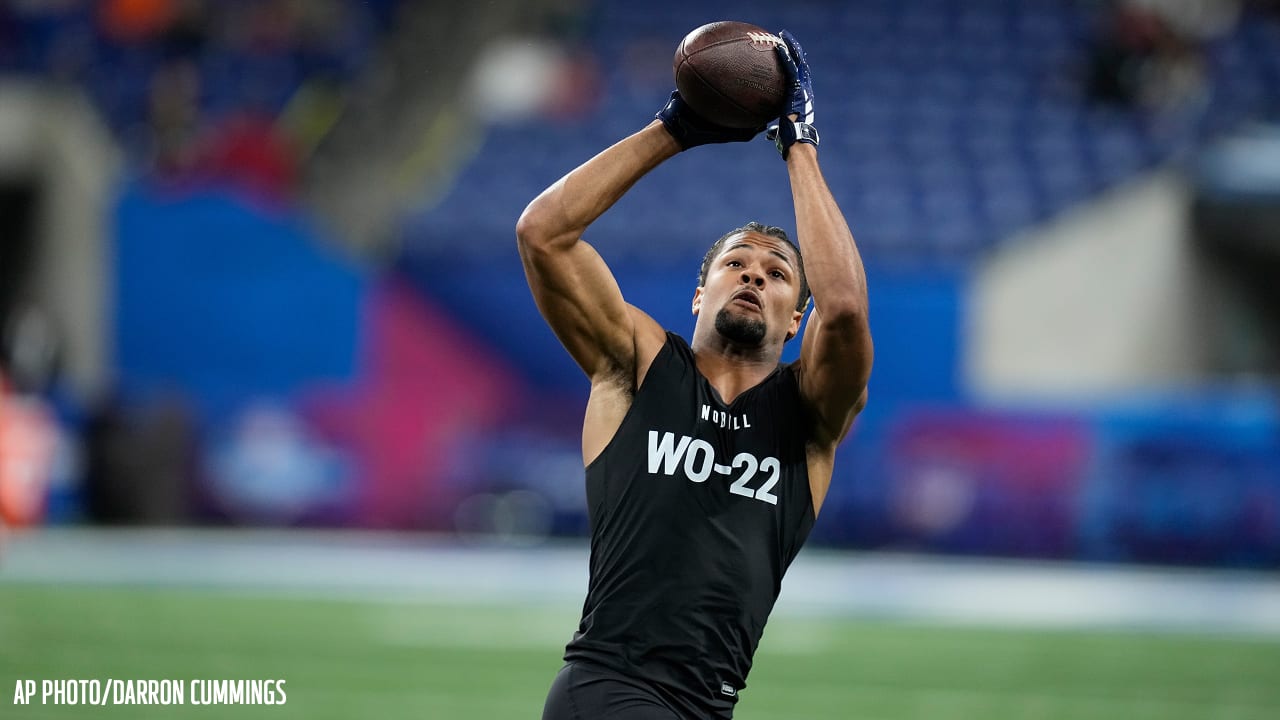 Odunze, WR, Washington - Combine Workout