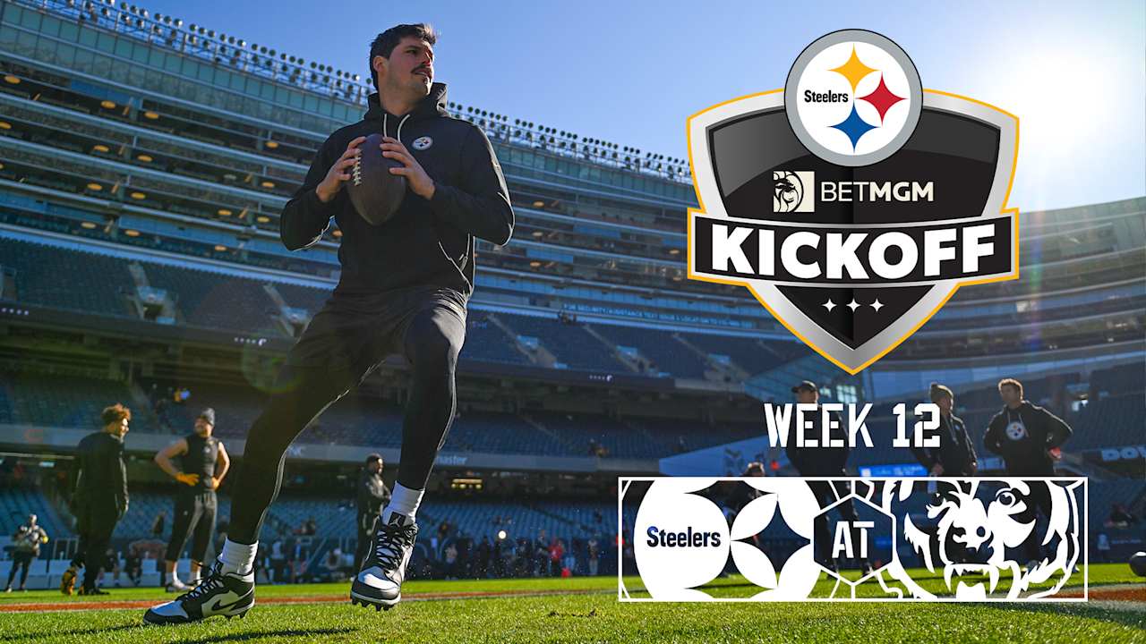 WATCH: Steelers Kickoff - Week 12 at Bears